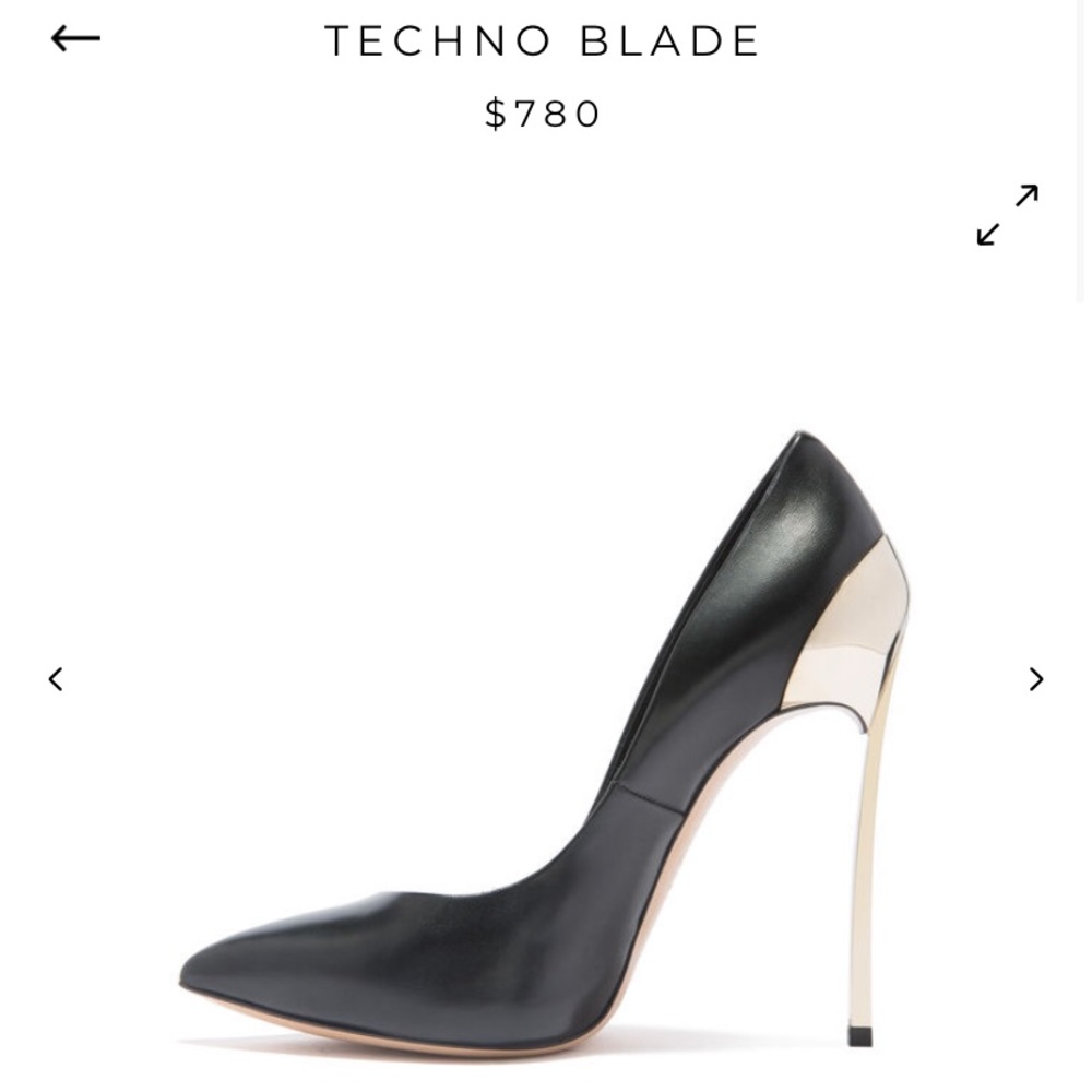 Strikingly Beautiful Cascadei Techno Blade Heels - Gem